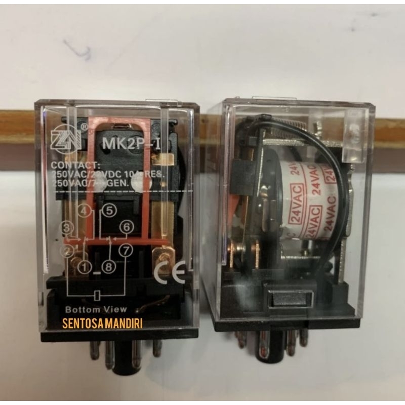 Jual Relay Riley MK2P 24V 24VAC 24 Volt 8 Pin MK2P-I ZN | Shopee Indonesia