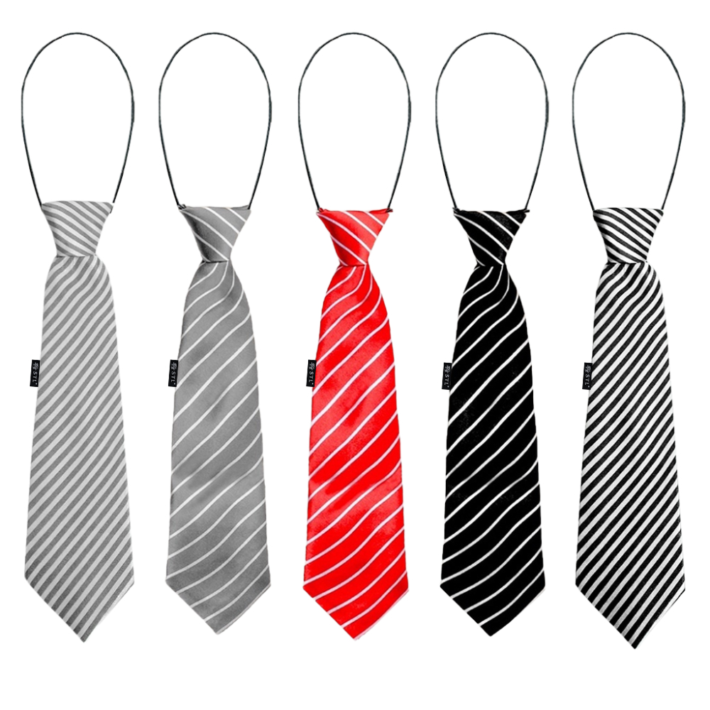Jual S The Label Evano Long Tie | Dasi Panjang Anak Salur | Shopee ...