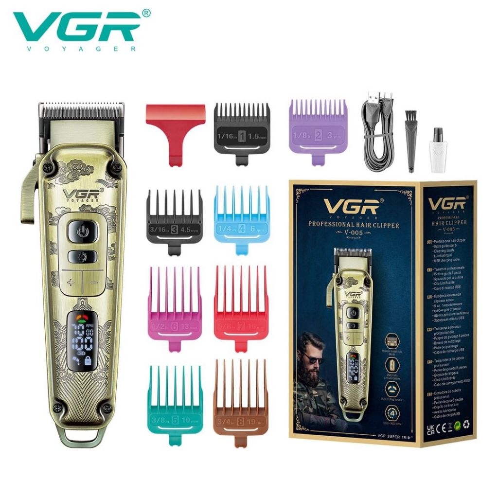 Jual Rei89 VGR Alat Cukur Rambut V-005 Mesin Cukur Hair Clipper | Shopee Indonesia