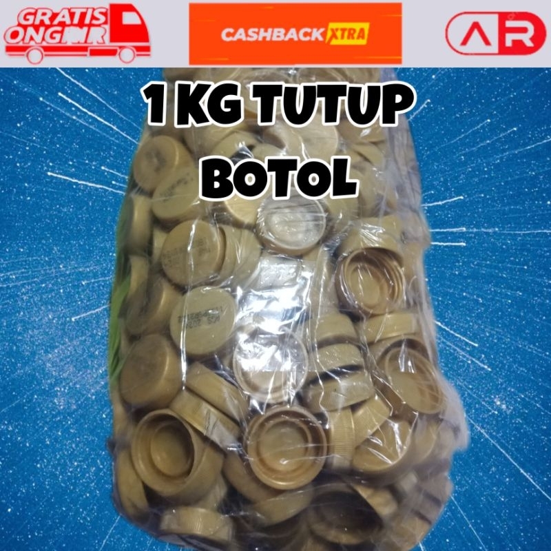 Jual (1 kg dan 1/2 kg satu kilogram tutup botol plastik bahan prakarya ...