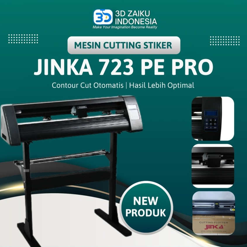 Jual Original Jinka 723 PE PRO Mesin Cutting Sticker Plotter Auto ...