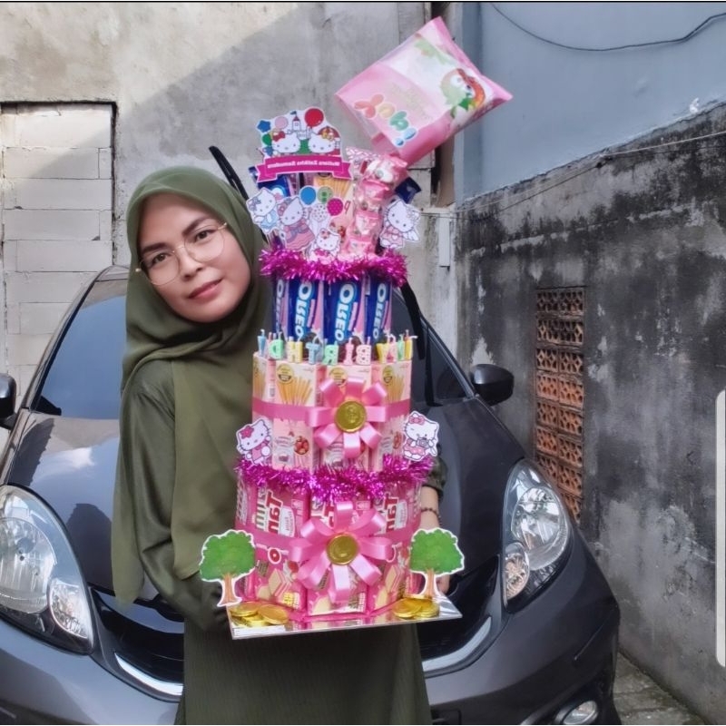 Jual TOWER SNACK PREMIUM 3 TINGKAT, BISA REQUEST TEMA KARAKTER (Kode ...