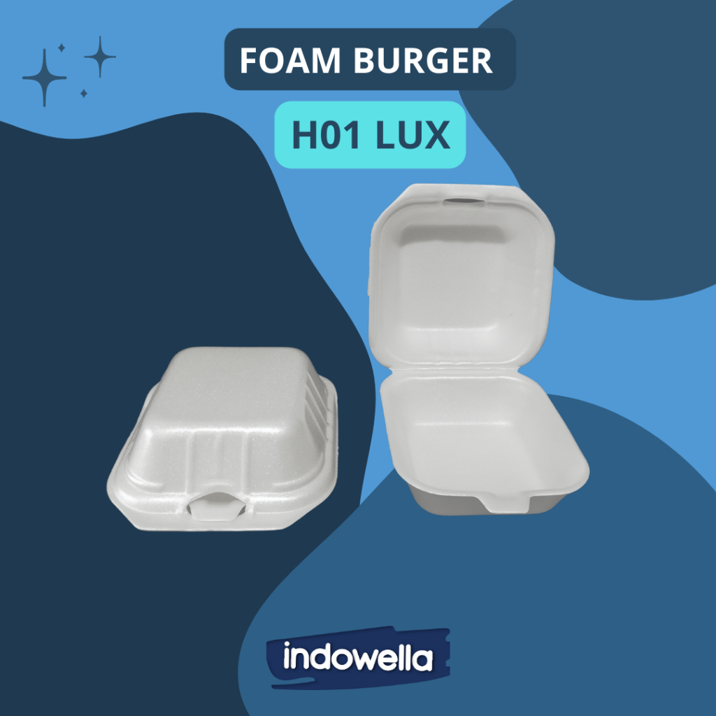 Jual Sterofom Burger / Foam Gabus Burger H01 Merk LUX 50pcs | Shopee ...