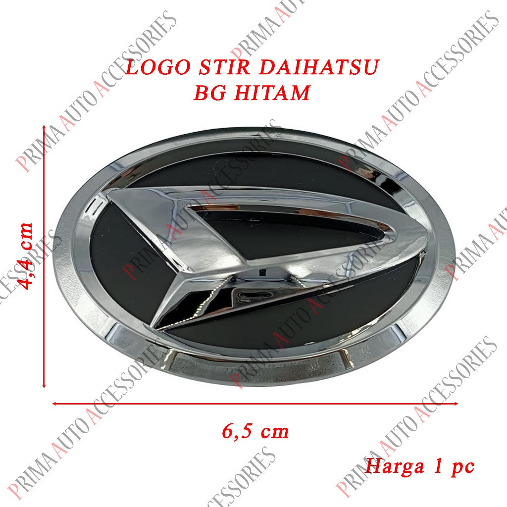 Jual Logo Stir Mobil Daihatsu BG Hitam 6,5 cm X 4,4 cm | Shopee Indonesia