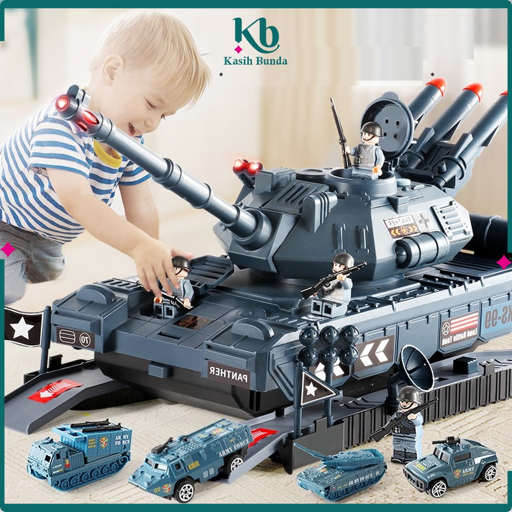 Jual Mainan DIY Set Mobil Tank / Mainan Mobil Outdoor Adventure / Army ...