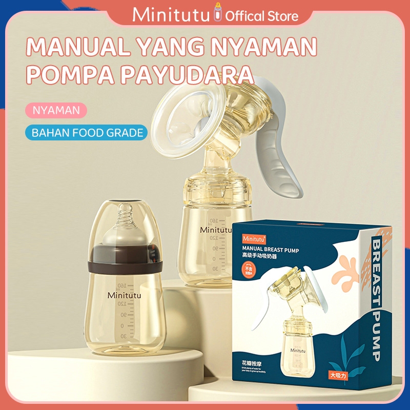 Jual Pompa ASI Manual Nano Anti Bakteri Pompa ASI manual praktis Tanpa ...