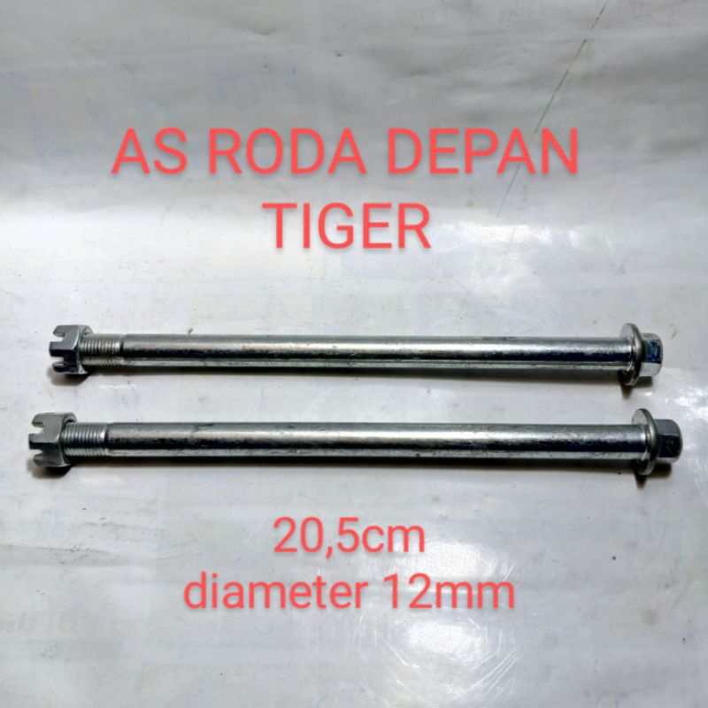 Jual BAUT MUR AS RODA DEPAN HONDA TIGER PANJANG 20,5 cm BAGUS ...