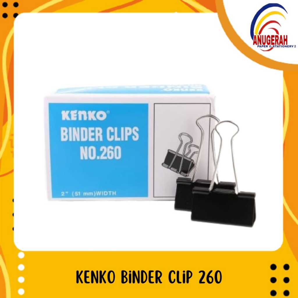 Jual BINDER CLIP KENKO 260 (PAK) | Shopee Indonesia