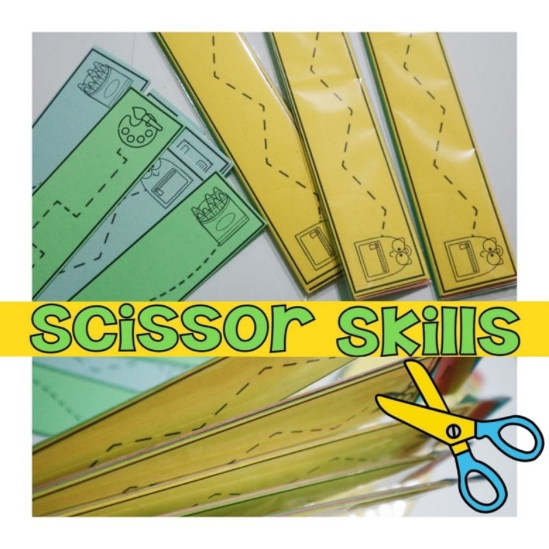 Jual Mal latihan menggunting /scissor skills toodler/preschool ...