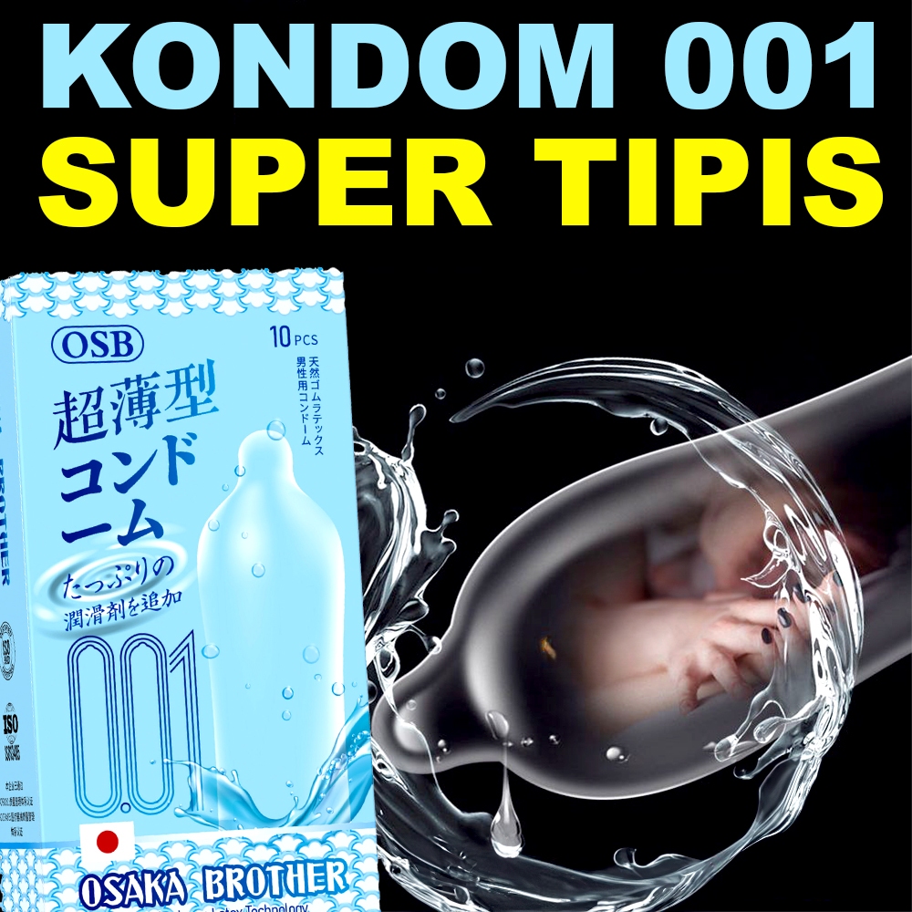 Jual Kondom Japan Super Tipis 001 Sensasi Serasa Tidak Pakai - OSB Condom Ultrathin 001 [BOX dan ...