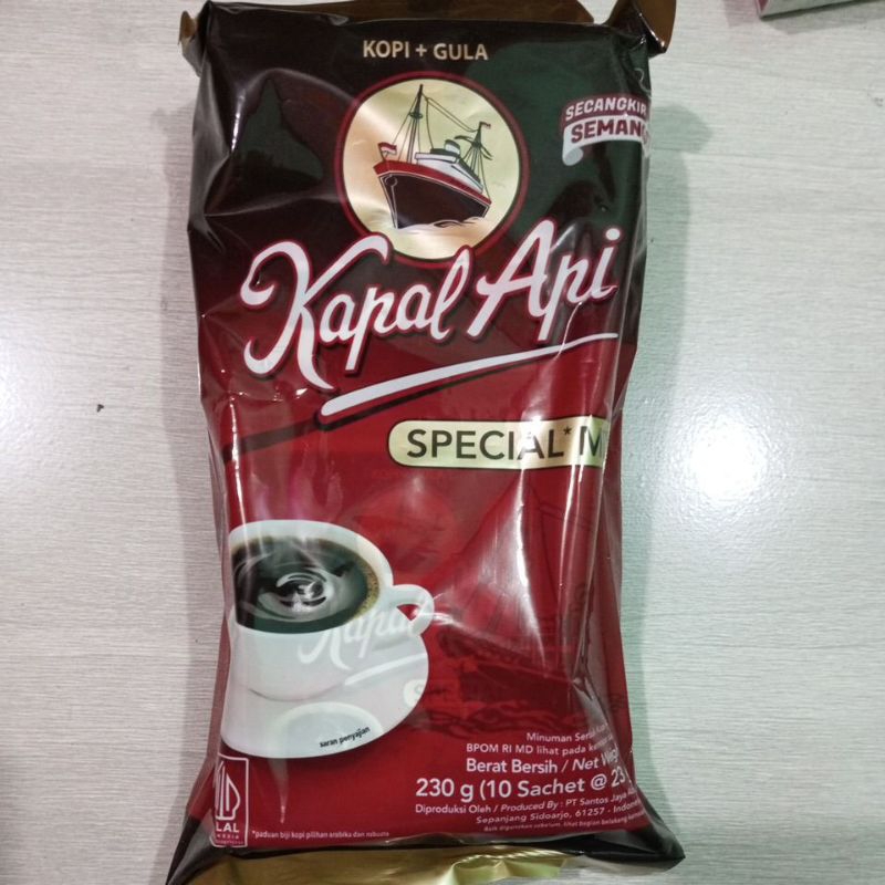 Jual Kapal Api Special Mix 230g (10 Sachet @ 23g) | Shopee Indonesia