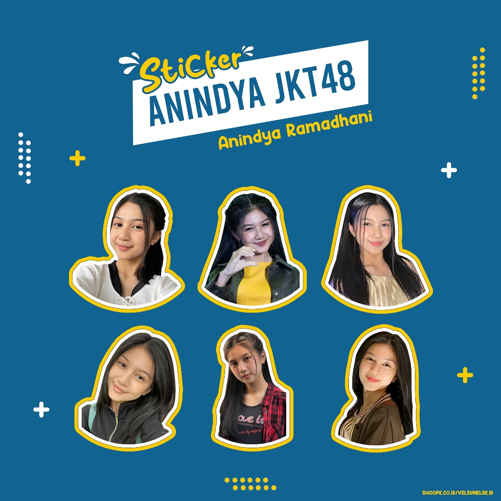 Jual [ ISI 6 ] Sticker Pack JKT48 Lucu Aesthetic High Quality | Shopee ...
