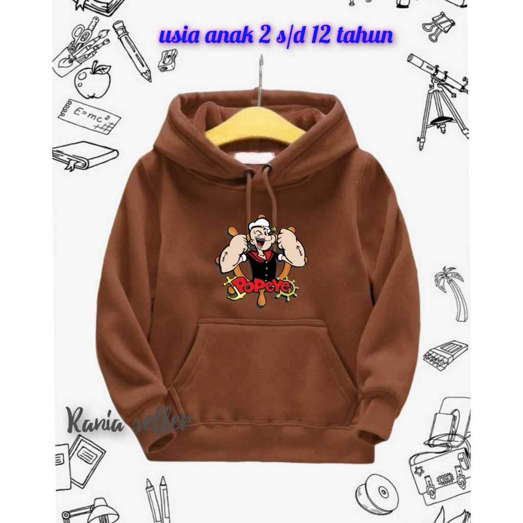 Jual Jaket Switer Hoodie Anak laki-laki usia 2-12 tahun sweater anak ...