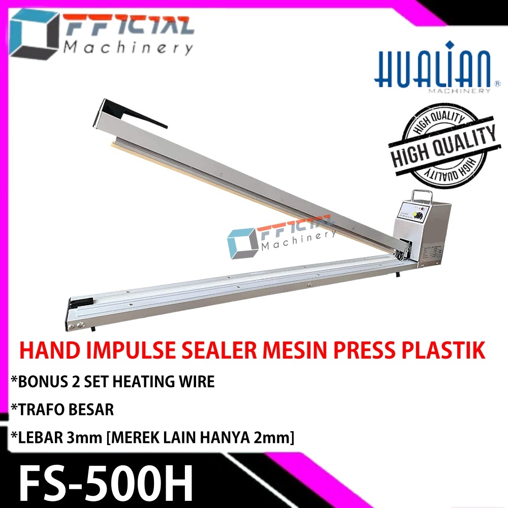 Jual Hand Impulse Sealer Panjang FS-500H FS-600H FS-800H FS-1000H ...