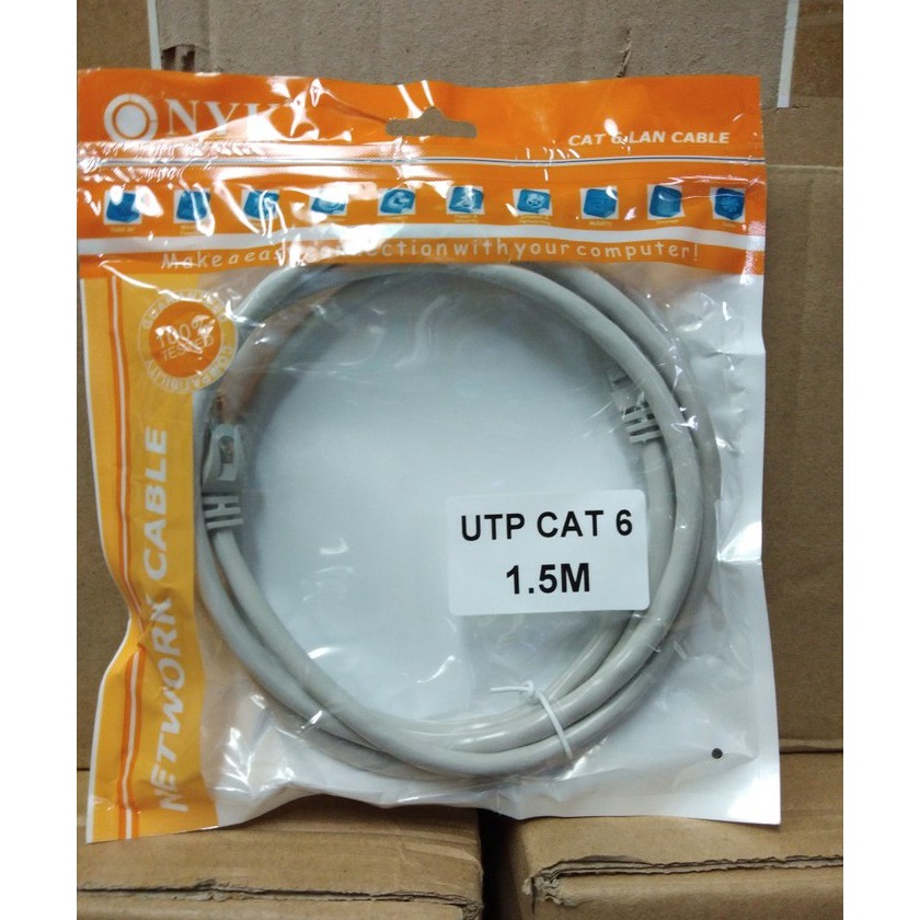 Jual SALE kabel LAN 15M Cat6 UTP cable LAN 15 meter High Quality ...