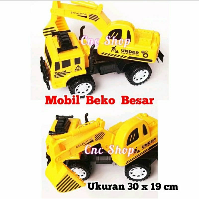 Jual Mobil Mobilan Truk Beko Besar / Truk Konstruksi Eskavator Mainan ...