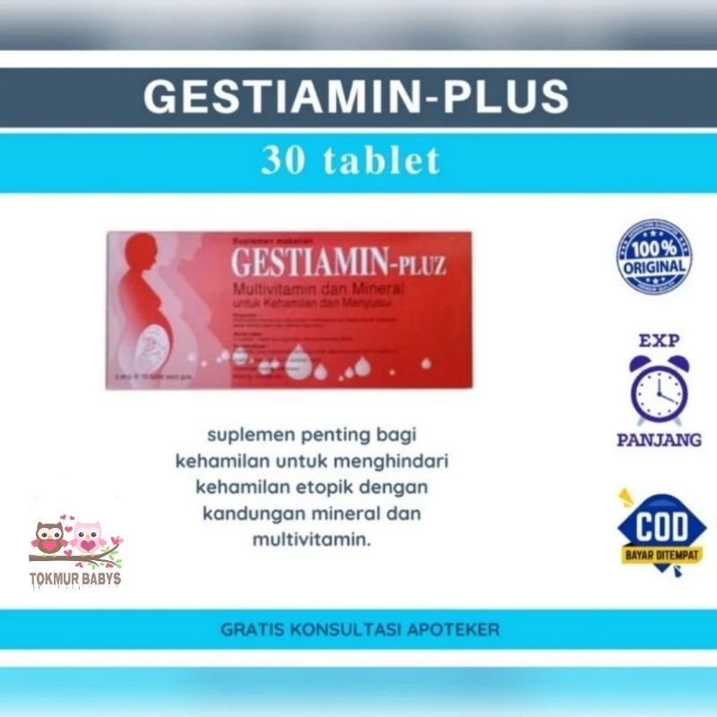 Jual GESTIAMIN VITAMIN IBU HAMIL | Shopee Indonesia
