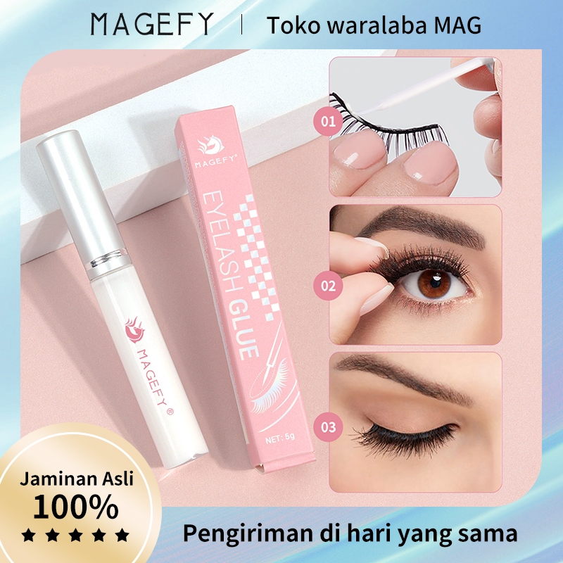 Jual MAGEFY Lem Bulu Mata Palsu Transparan Tahan Air Cepat Kering False ...