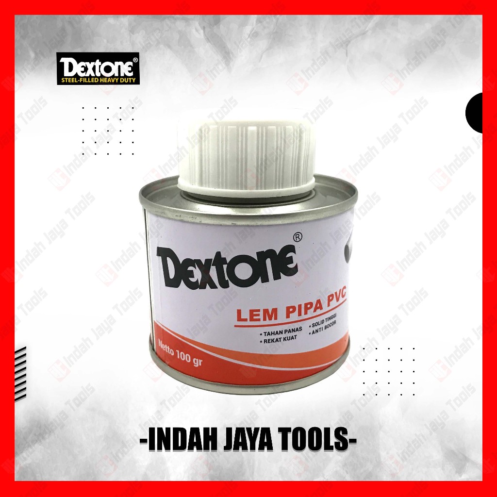 Jual DEXTONE KALENG Lem Pipa PVC 100 Gram - Lem Paralon Pralon Talang ...