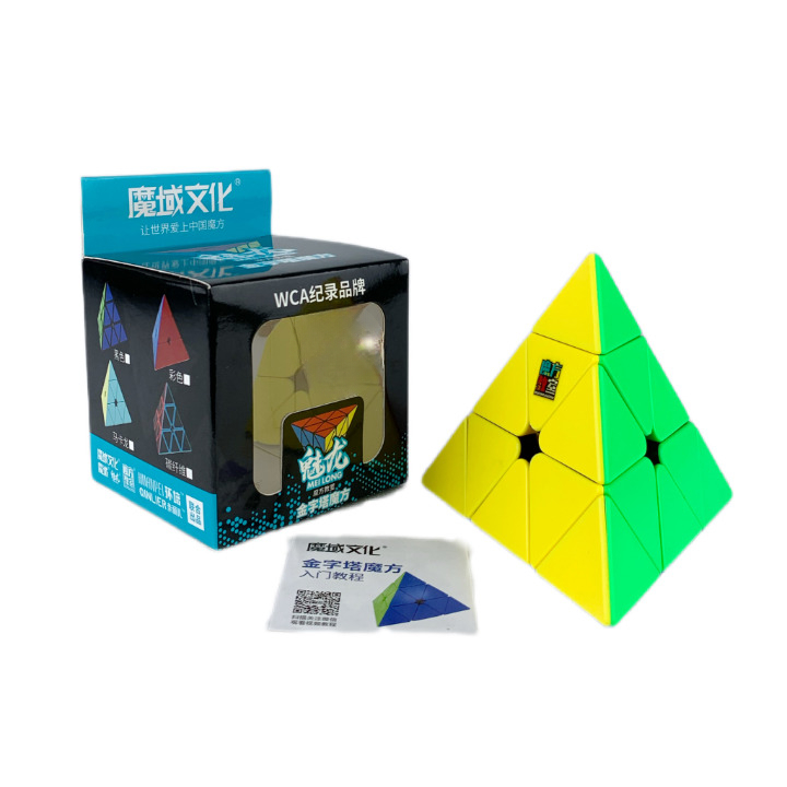 Jual Rubik Pyraminx Stickerless Merk Moyu- Rubik Piramida - Rubik ...