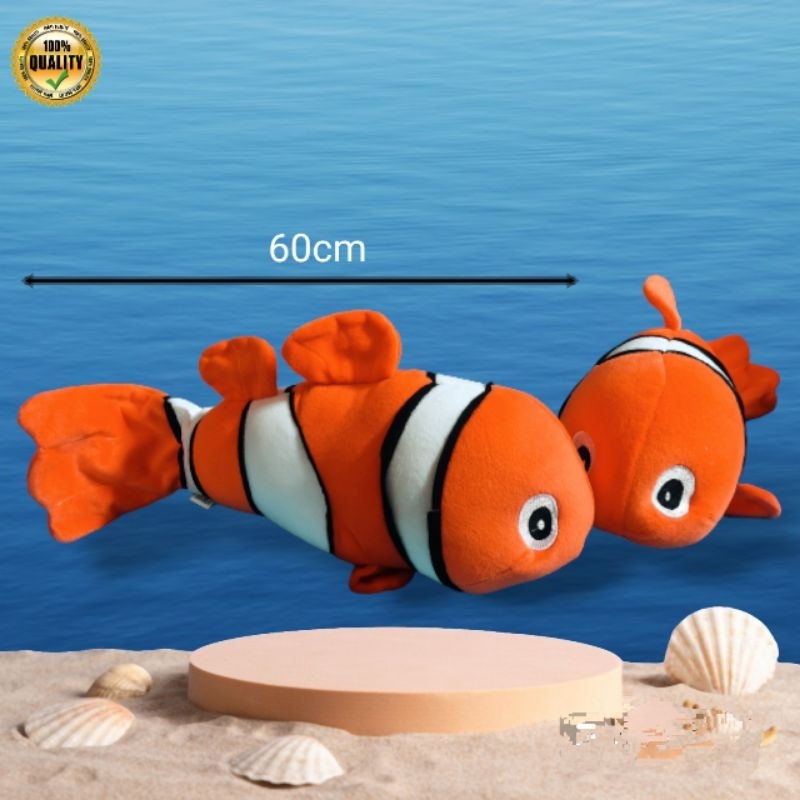 Jual Boneka Ikan Nemo Gemoy 60cm Berlabel SNI | Shopee Indonesia