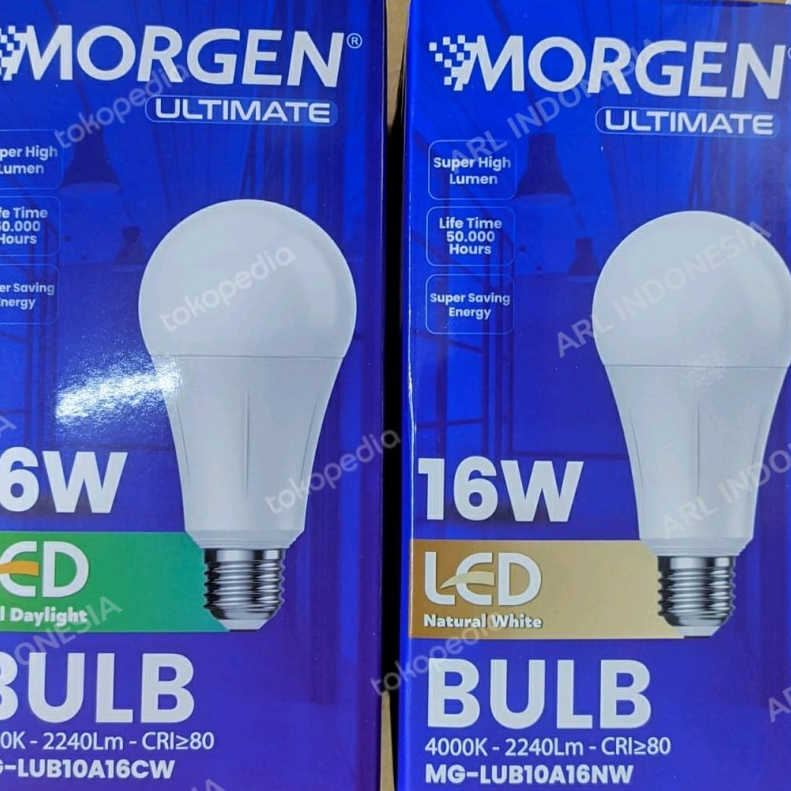 Jual Lampu Bohlam LED Morgen Bulb 16W 16 Watt Ultimate Bergaransi ...