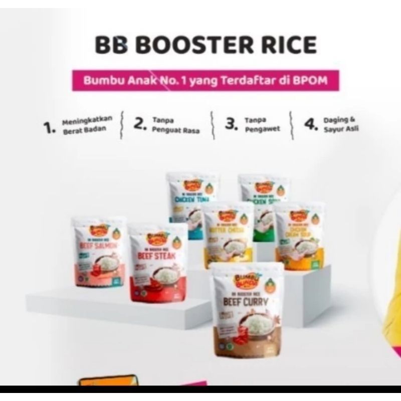 Jual Bumbu Bunda Bb Booster rice beef teriyaki beras mpasi bb booster beef teriyaki | Shopee ...
