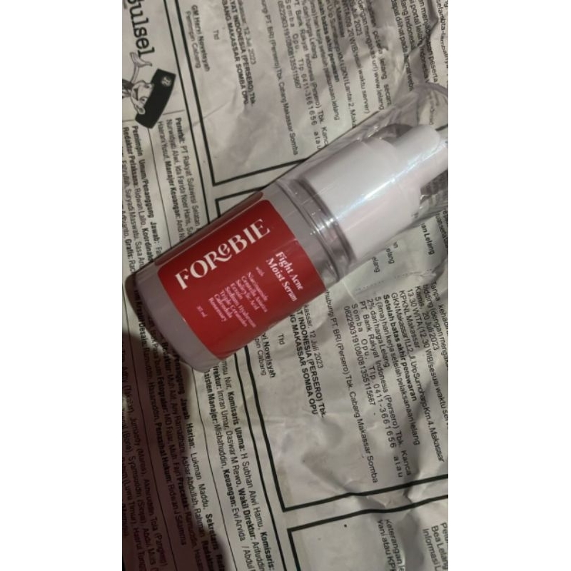 Jual Forebie Fight Acne Moist Serum | Shopee Indonesia