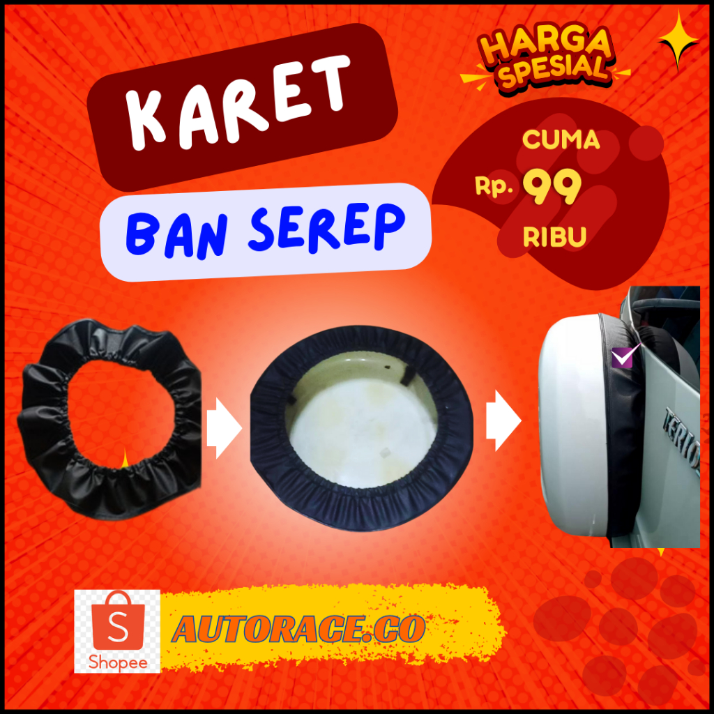 Jual karet cover ban serep terios rush | Shopee Indonesia