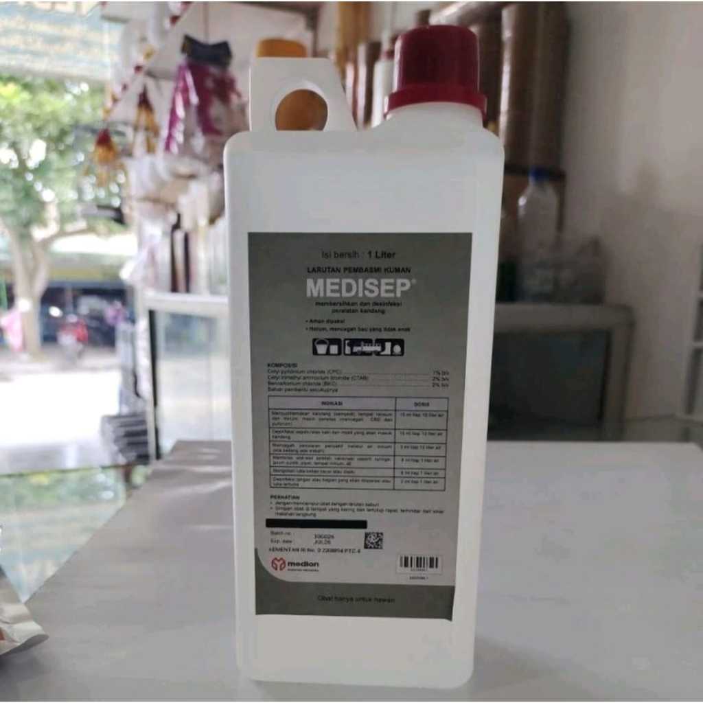Jual MEDISEP 1 liter, Larutan Pembasmi KUMAN | Shopee Indonesia