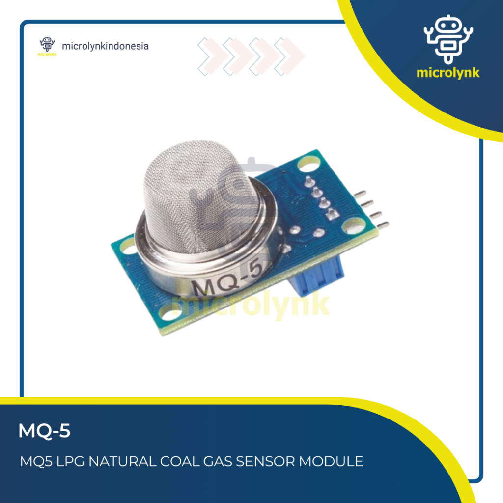 Jual MQ5 MQ-5 GAS SENSOR MODULE LPG, BUTANE, METHANE, AND SMOKE SENSOR ARDUINO | Shopee Indonesia
