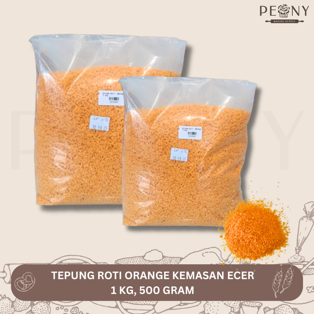 Jual TEPUNG ROTI ORANGE KEMASAN ECER / TEPUNG PANIR / TEPUNG ROTI SATU ...