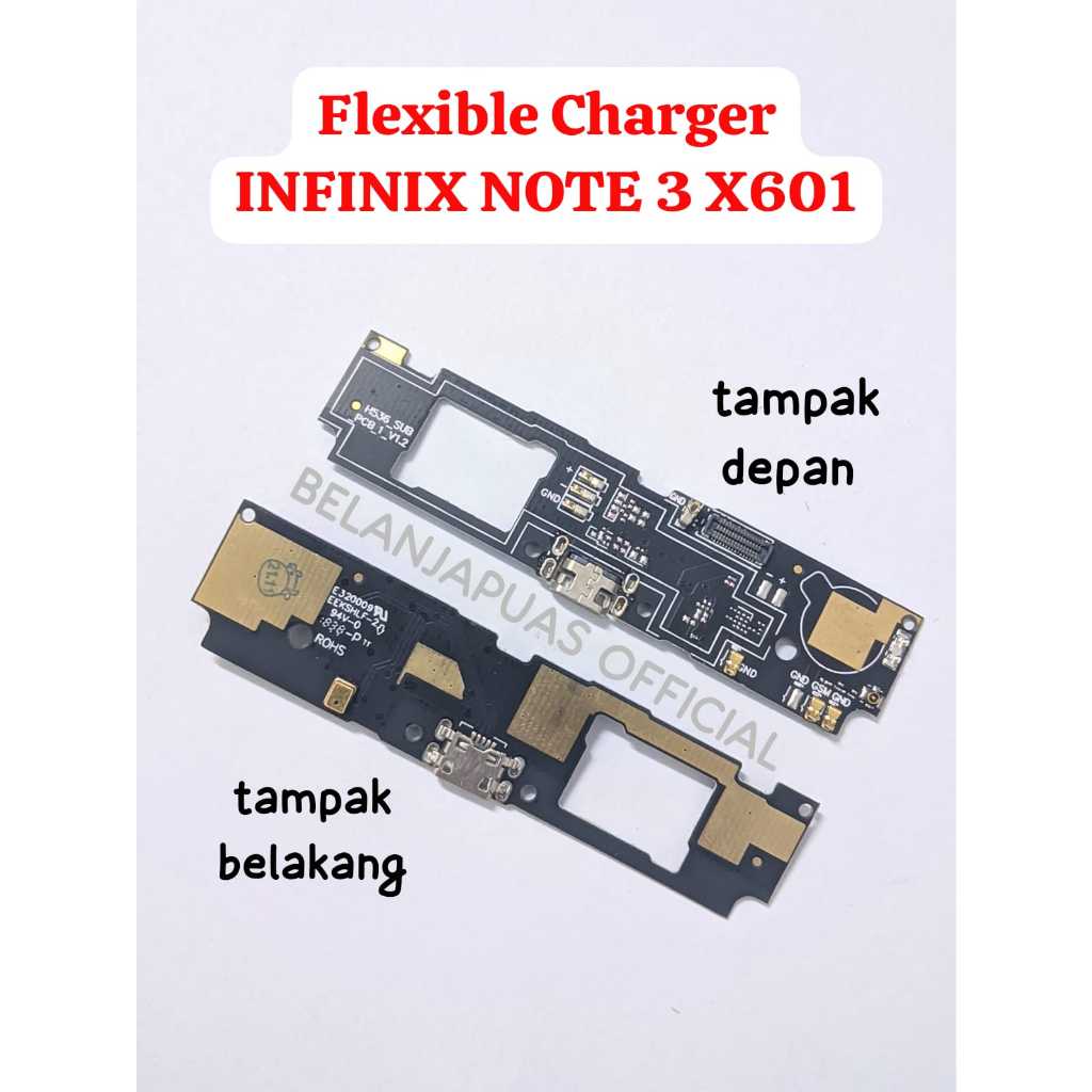 Jual Fleksibel Flexible Konektor PCB Papan Charger Cas INFINIX NOTE 3 ...