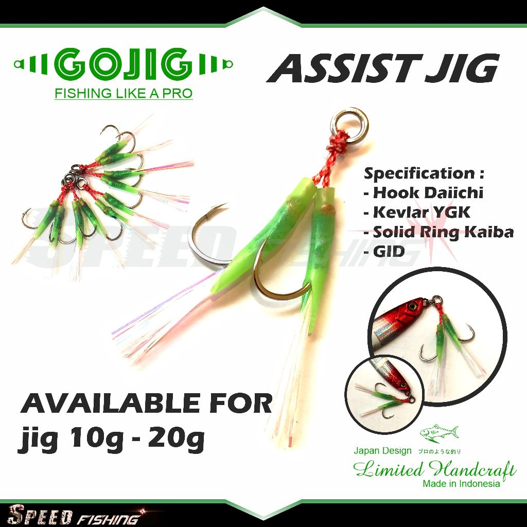 Jual GO JIG ASSIST HOOK Assist Jigging | Shopee Indonesia