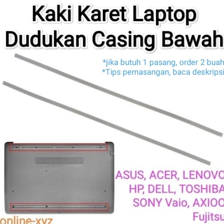 Jual ART H2R Bantalan Karet kaki casing bawah laptop ASUS ACER HP DELL ...