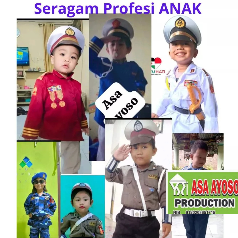 Jual Merk ASA AYOSO===Baju Seragam Akkpol anak /akmil lengkap Atribut Real Pict-lengkap atribut ...