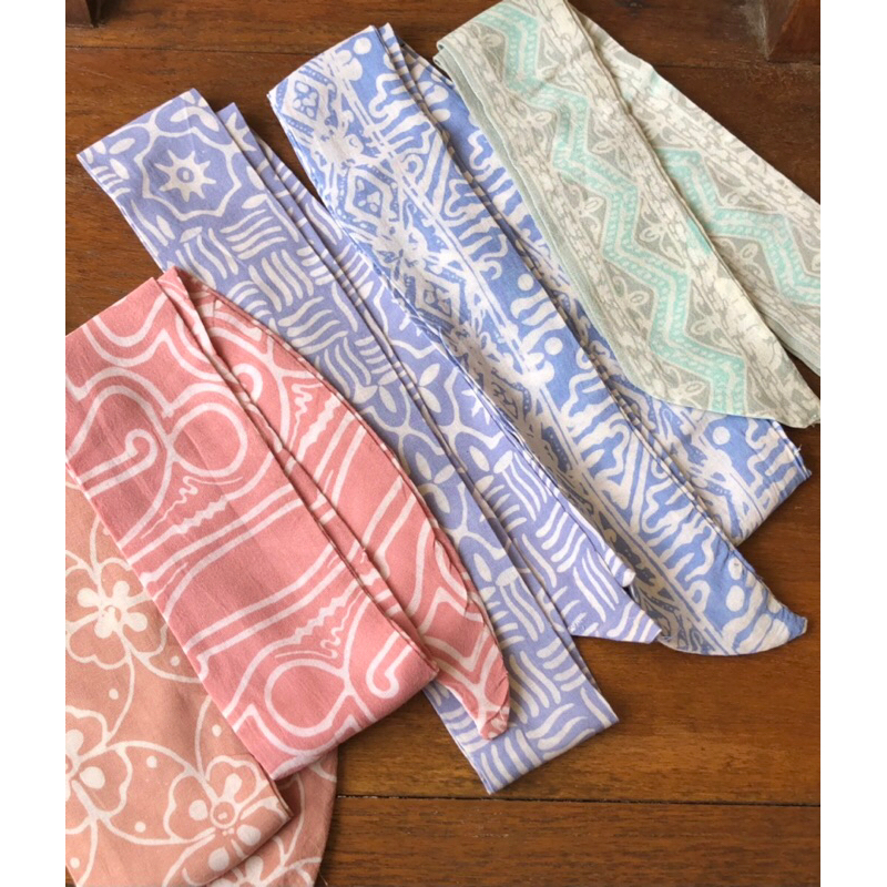 Jual syal batik premium, twilly, Scarf batik, syal leher batik, Syall ...