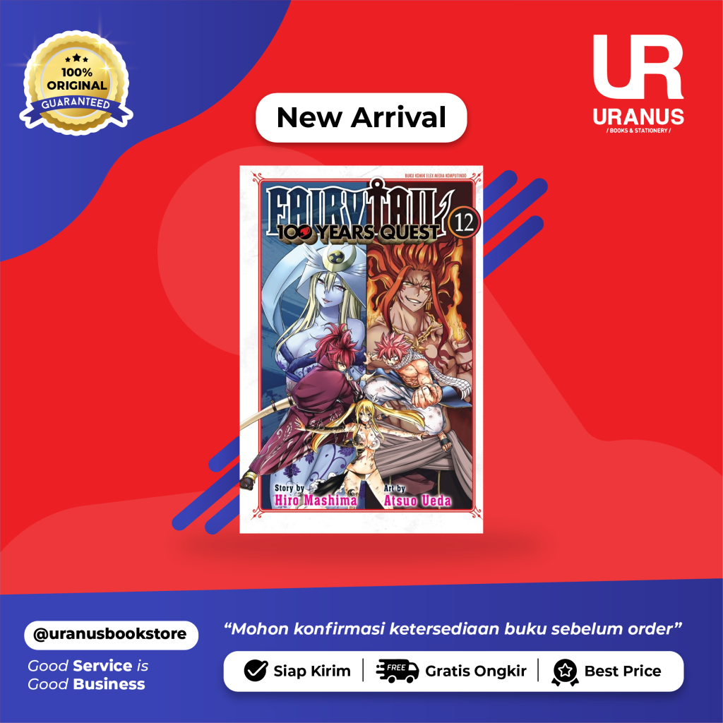 Jual FAIRY TAIL 100 YEARS QUEST 12 - EL - TOKO BUKU URANUS NGAGEL | Shopee Indonesia