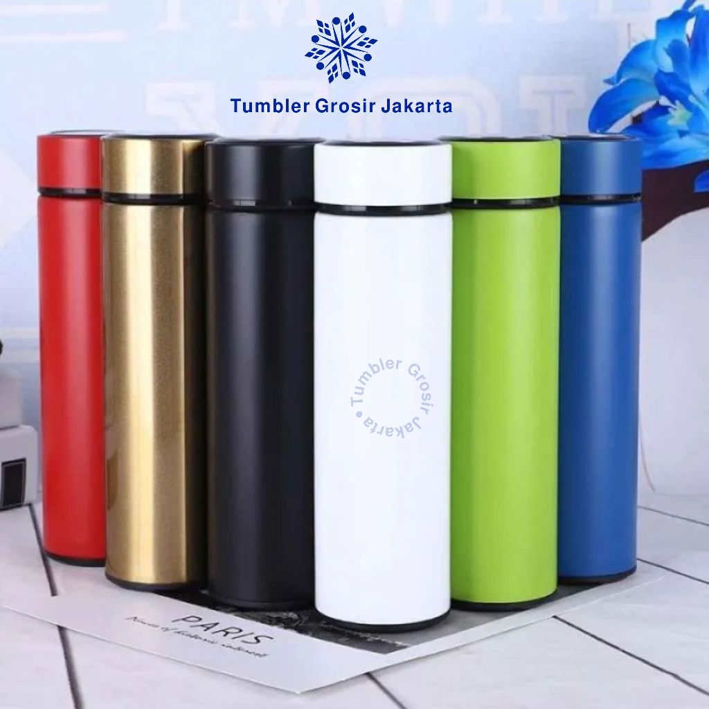 Jual Tumbler Sakura Polos 500ml Stainless Tahan Panas Dingin - Tumbler ...