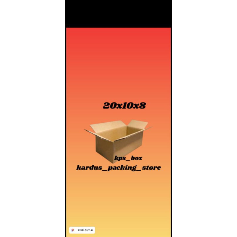Jual Kerdus box packing 20x10x8 | Shopee Indonesia