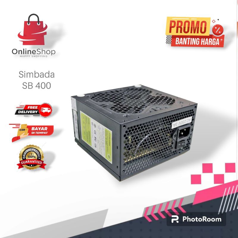 Jual Power Supply Simbada 400 watt Model SB 400 original murah | Shopee ...