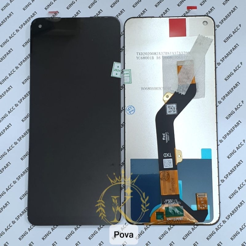 Jual LCD TOUCHSCREEN TECNO POVA / LD7 / CE7 / KE7 / CAMON 16 / SPARK 6 ...