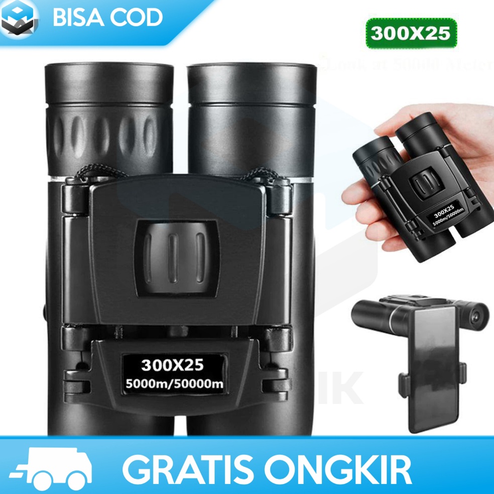 Jual Harga Murah TEROPONG BINOCULAR PEMBESARAN 3x25 NIGHT VISION LENSA ...
