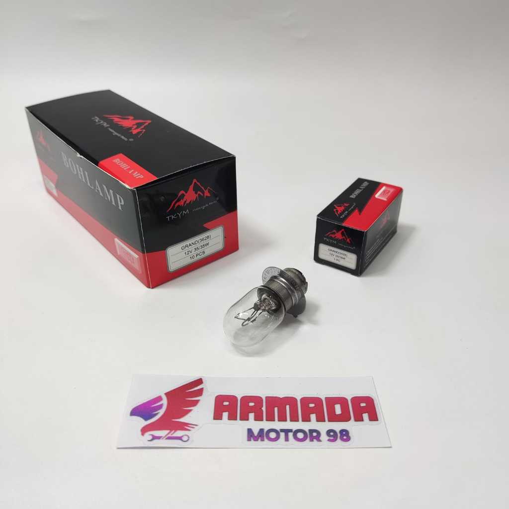 Jual BOHLAM DEPAN MOTOR GRAND KAKI 1 35W 12 V TAKAYAMA | Shopee Indonesia