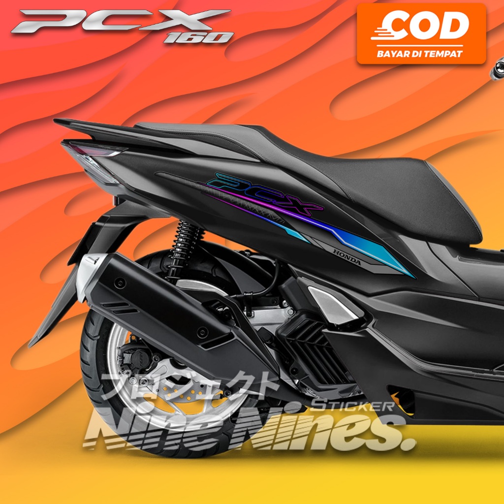 Jual (COD) PRINTING CUTTING STICKER STRIPING HONDA PCX 160 STRIPING ...