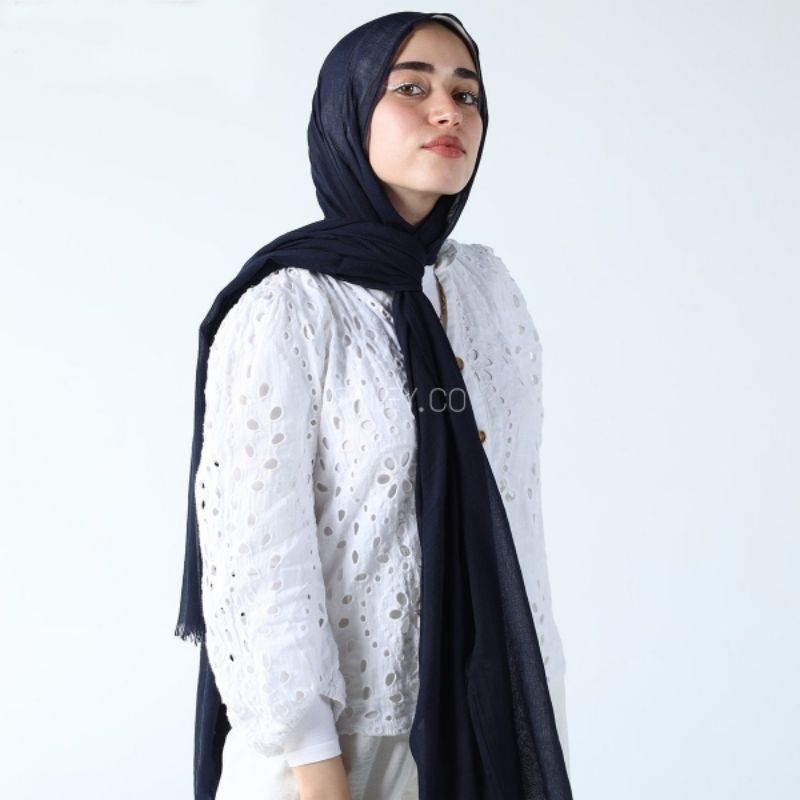 Jual Pashmina soft viscose rayon cotton/ pashmina arab cotton ...