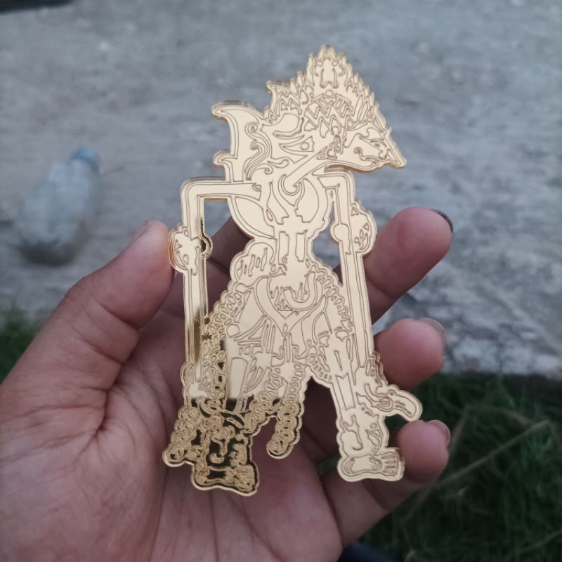 Jual Wayang Rama shinta akrilik Miror gold | Hiasan Mahar Wayang | Wayang Rama shinta | Hiasan ...