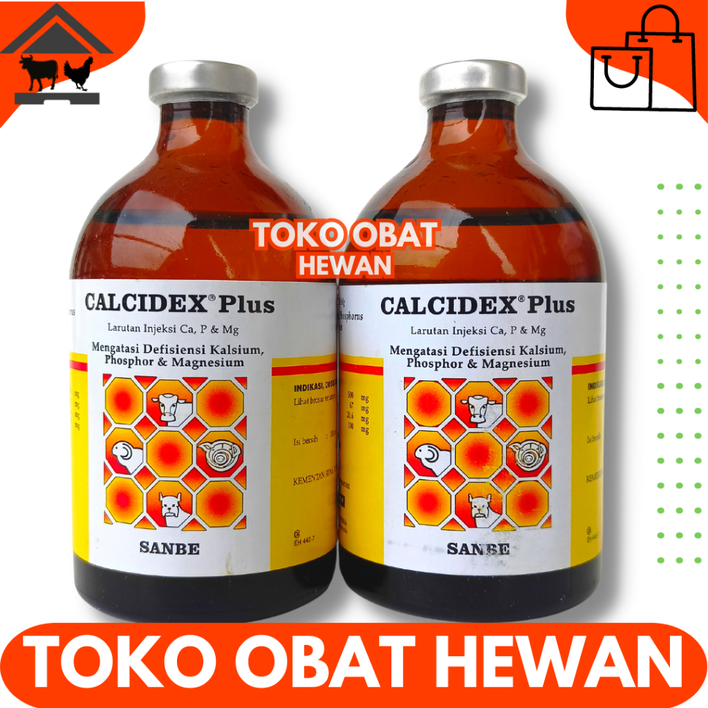 Jual CALCIDEX PLUS 100 ml - Obat Sapi Kambing Lumpuh Injeksi Ampuh ...