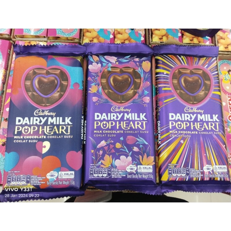 Jual CADBURY POP HEART MILK 150GR | Shopee Indonesia