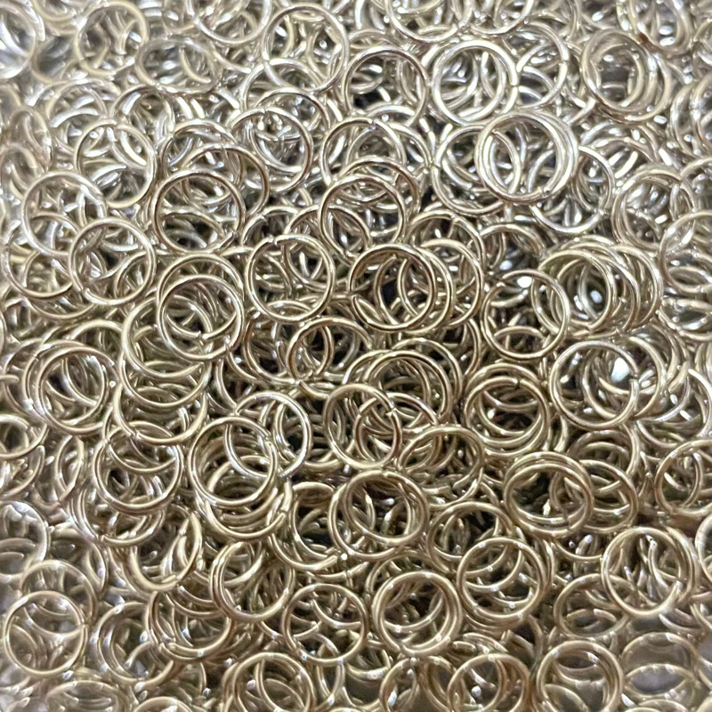 Jual RING O SILVER UKURAN 7x6 (0.6 MM) UNTUK SAMBUNGAN GELANG (10gr ...